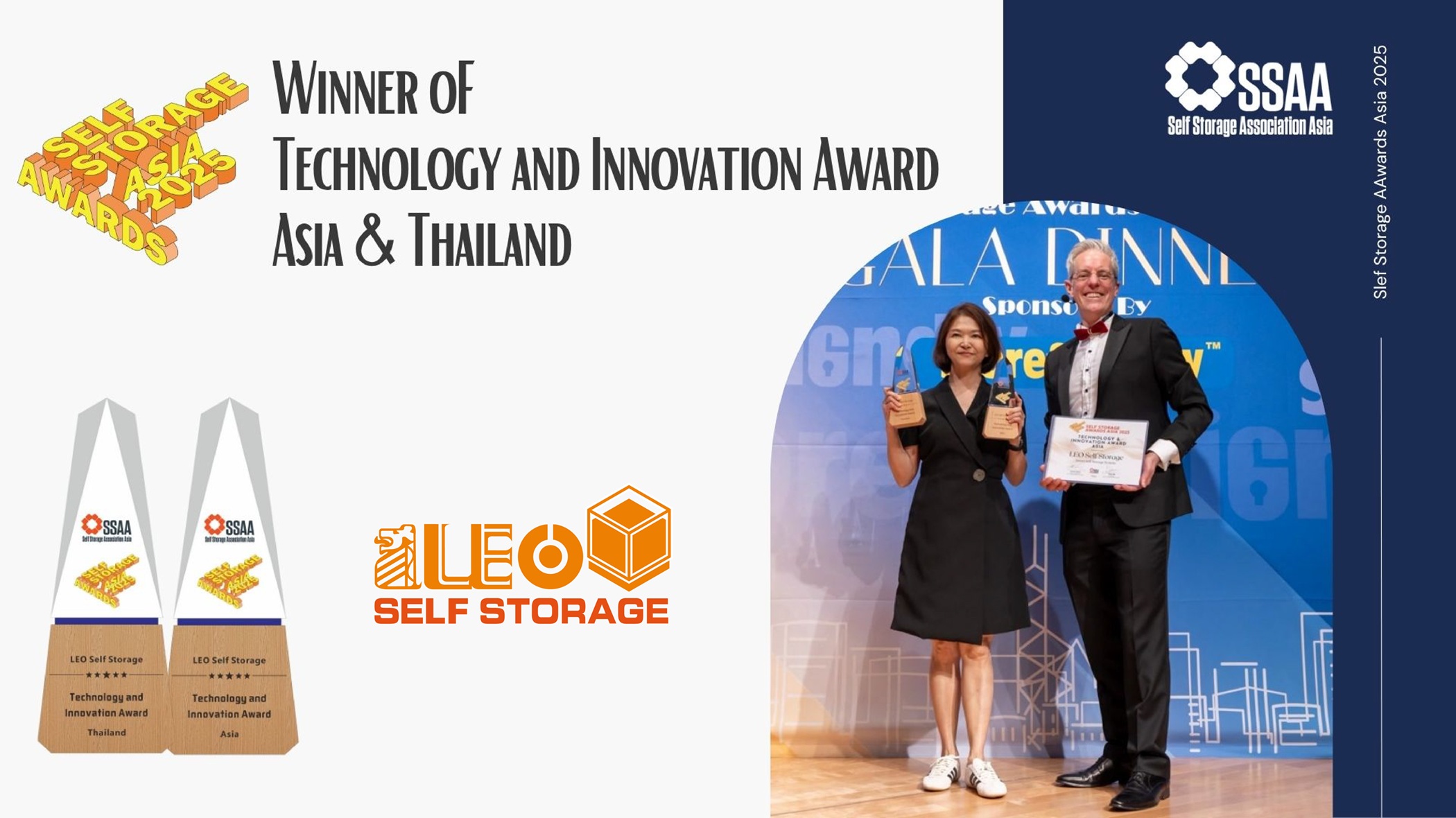 LEO Self Storage Honored with Two Technology & Innovation Awards