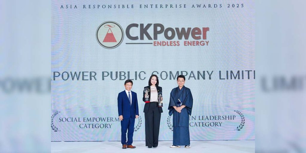 CKPower Receives 2 Trophies from Asia Responsible Enterprise Awards, Marking Fourth Consecutive Year